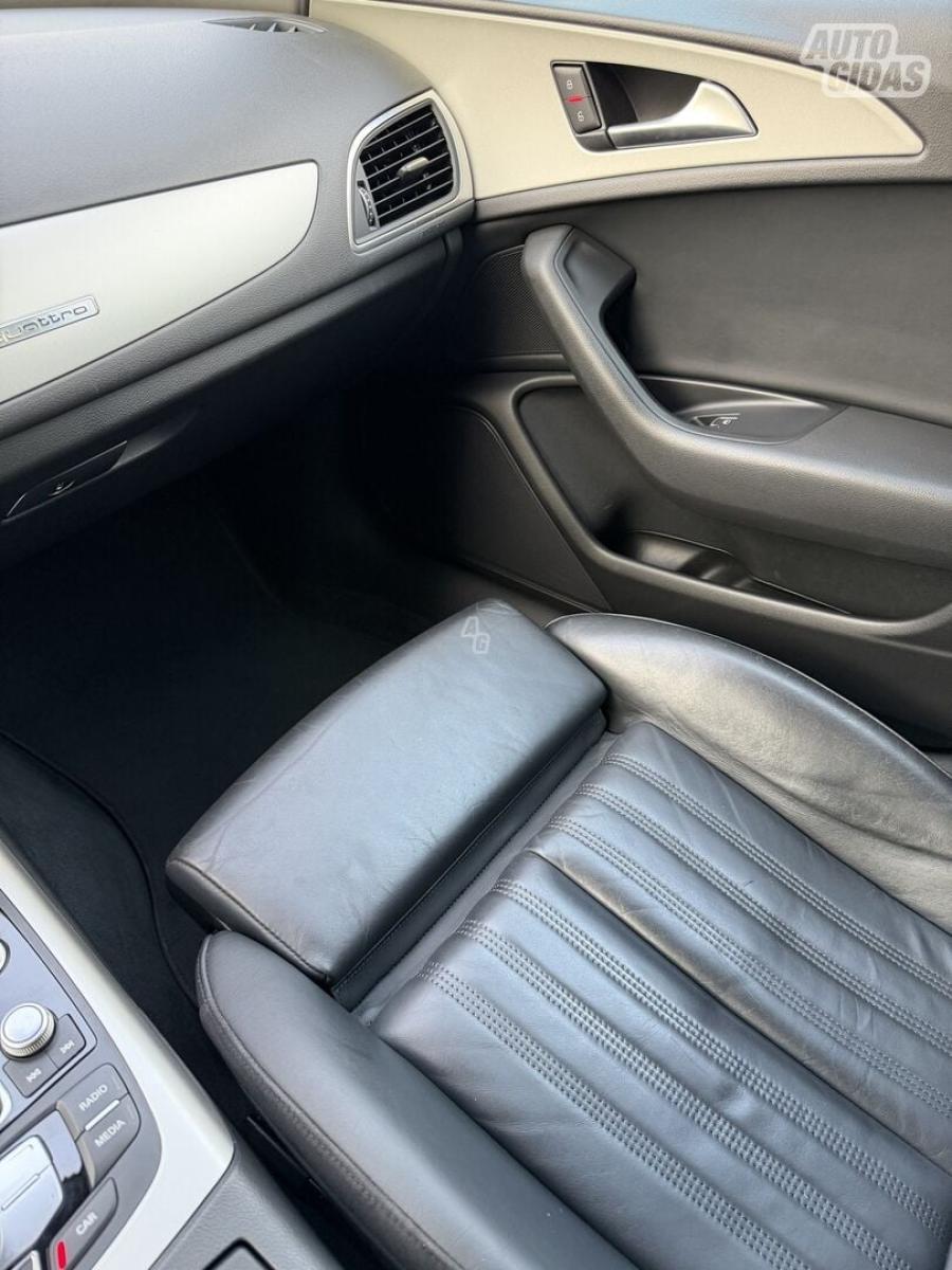White Audi A6 2015 in Vilnius, with an engine capacity of 3.00 L and mileage of 342 thousand km for 15500 €, photo 21 on AUTOMOTO.COM.LV