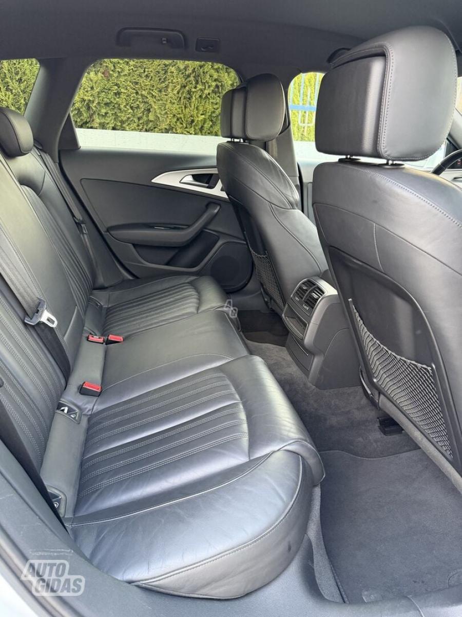 White Audi A6 2015 in Vilnius, with an engine capacity of 3.00 L and mileage of 342 thousand km for 15500 €, photo 28 on AUTOMOTO.COM.LV