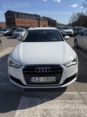 White Audi A6 2015 in Liepaja, with an engine capacity of 3.00 L and mileage of 122 thousand km for 15000 €, photo 5 on AUTOMOTO.COM.LV