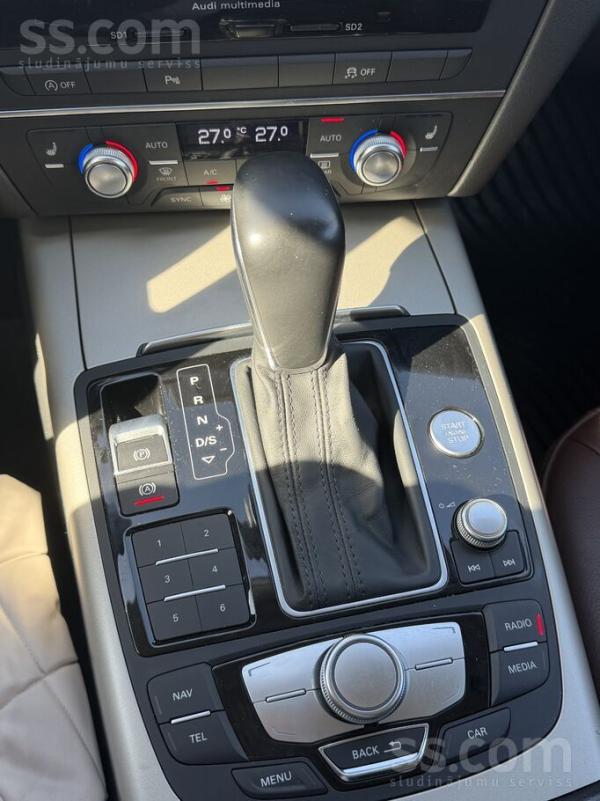 Balts Audi A6 2015 Liepāja, ar dzinēja tilpumu 3.00 L un nobraukumu 122 tūkst. km par 15000 €, foto 6 vietnē AUTOMOTO.COM.LV