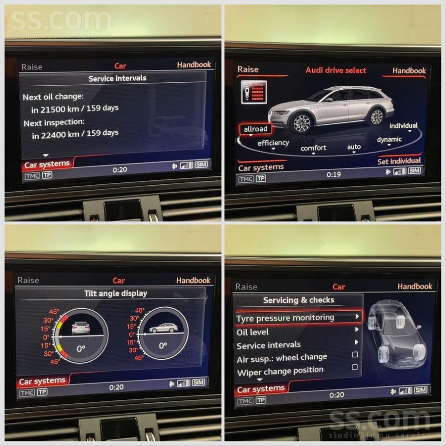 Balts Audi A6 2015 Jūrmala, ar dzinēja tilpumu 3.00 L un nobraukumu 267 tūkst. km par 16750 €, foto 27 vietnē AUTOMOTO.COM.LV