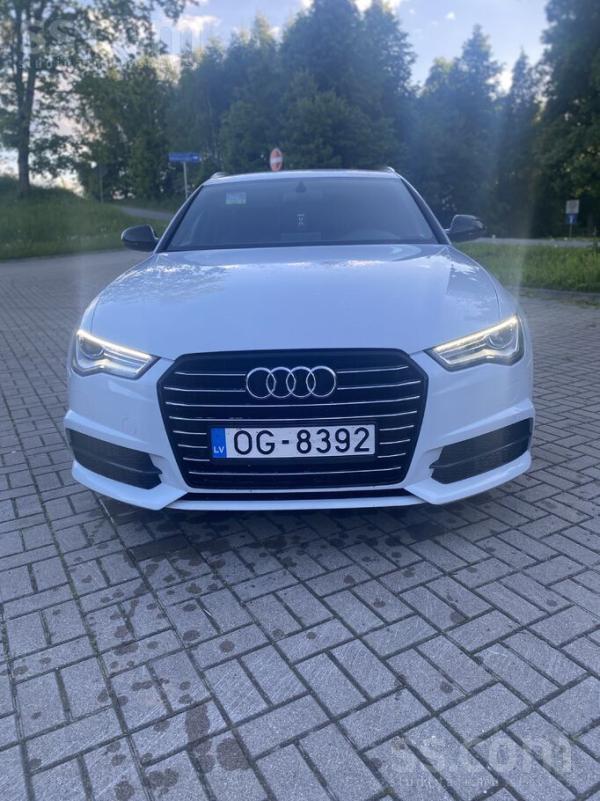White Audi A6 2015 in Daugavpils, with an engine capacity of 3.00 L and mileage of 190 thousand km for 14990 €, photo 1 on AUTOMOTO.COM.LV