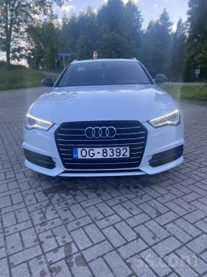 Balts Audi A6 2015 Daugavpils, ar dzinēja tilpumu 3.00 L un nobraukumu 190 tūkst. km par 14990 €, foto  vietnē AUTOMOTO.COM.LV