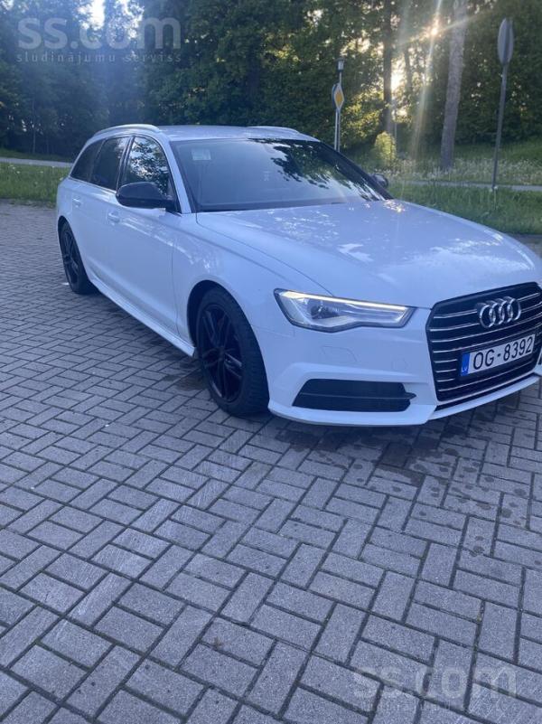 White Audi A6 2015 in Daugavpils, with an engine capacity of 3.00 L and mileage of 190 thousand km for 14990 €, photo 3 on AUTOMOTO.COM.LV
