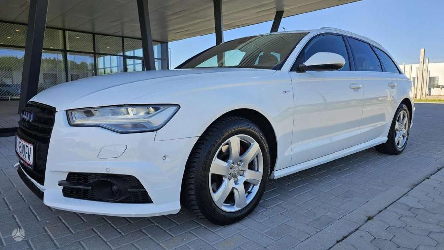 White Audi A6 2015 in Kaunas, with an engine capacity of 1.97 L and mileage of 291 thousand km for 11200 €, photo 1 on AUTOMOTO.COM.LV