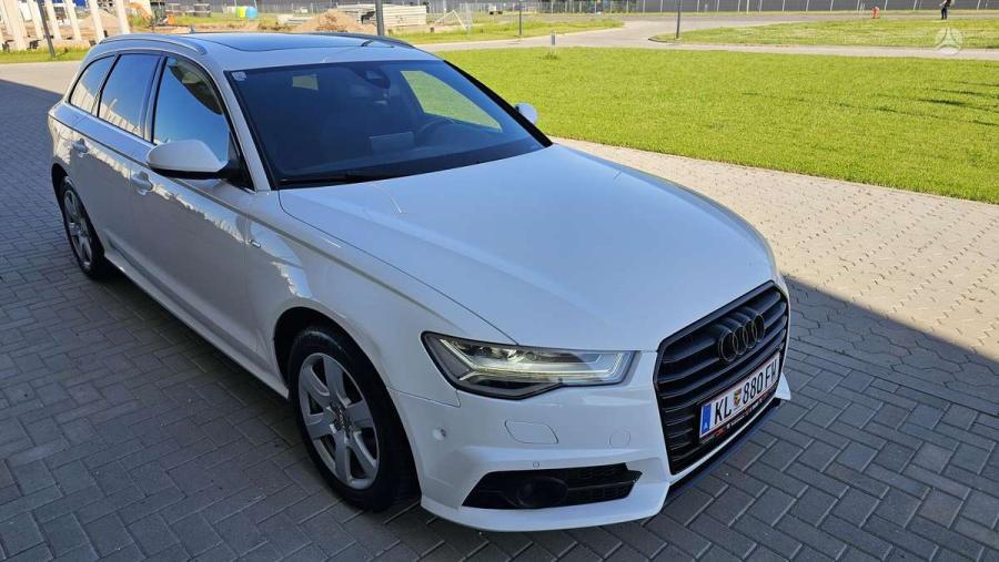 White Audi A6 2015 in Kaunas, with an engine capacity of 1.97 L and mileage of 291 thousand km for 11200 €, photo 4 on AUTOMOTO.COM.LV
