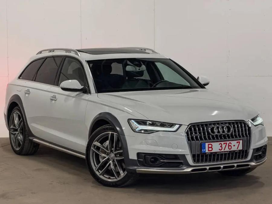 White Audi A6 2015 in Jurmala, with an engine capacity of 3.00 L and mileage of 267 thousand km for 16750 €, photo 5 on AUTOMOTO.COM.LV