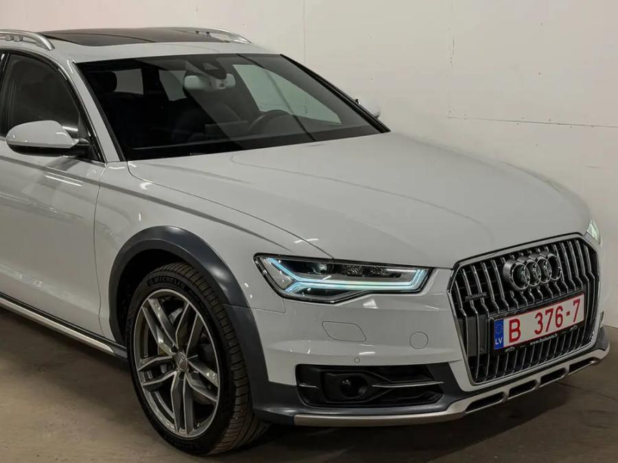 White Audi A6 2015 in Jurmala, with an engine capacity of 3.00 L and mileage of 267 thousand km for 16750 €, photo 15 on AUTOMOTO.COM.LV