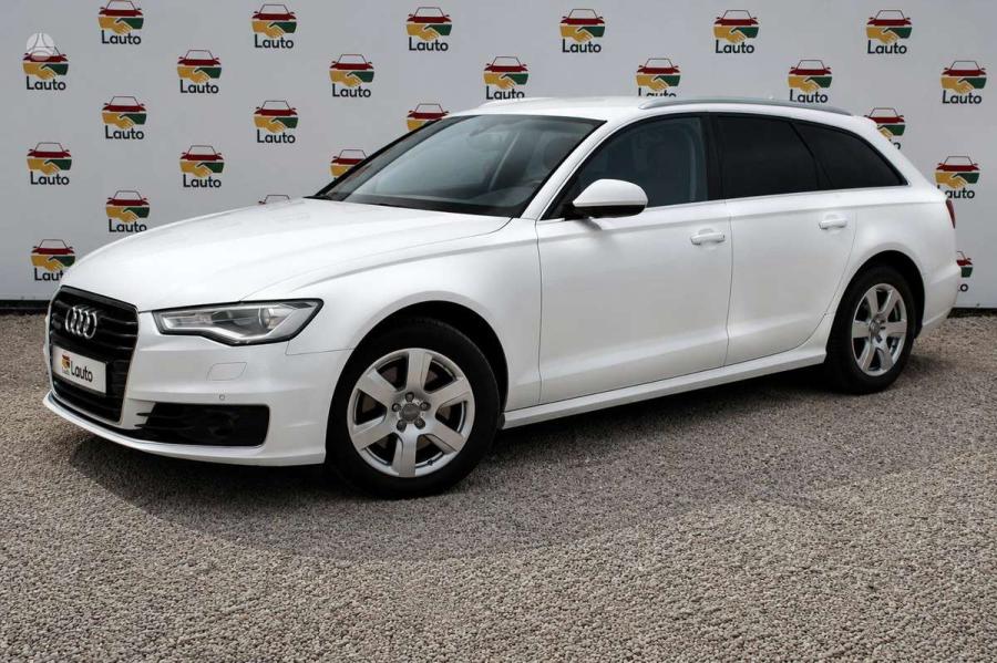 Balts Audi A6 2015 Viļņa, ar dzinēja tilpumu 3.00 L un nobraukumu 284 tūkst. km par 10890 €, foto 1 vietnē AUTOMOTO.COM.LV