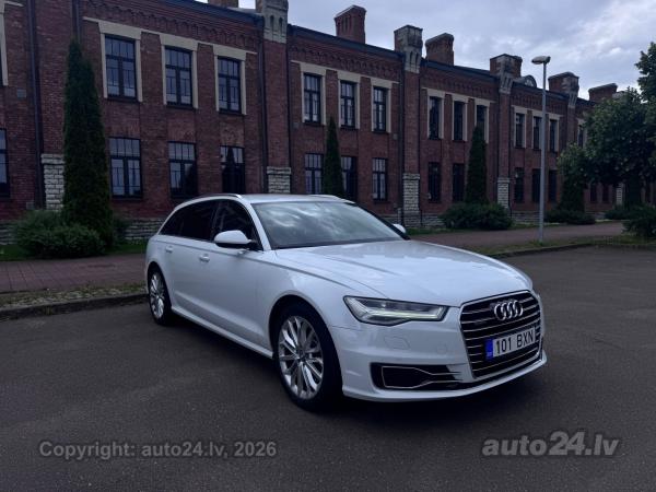 White Audi A6 2015 in Tallinn, with an engine capacity of 3.00 L and mileage of 281 thousand km for 15900 €, photo 1 on AUTOMOTO.COM.LV