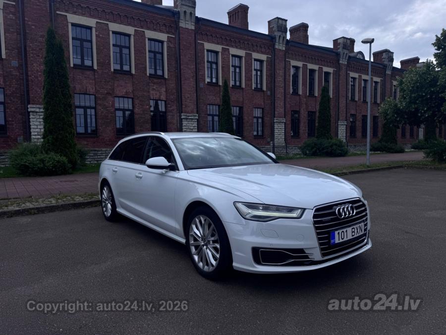White Audi A6 2015 in Tallinn, with an engine capacity of 3.00 L and mileage of 281 thousand km for 15900 €, photo 1 on AUTOMOTO.COM.LV