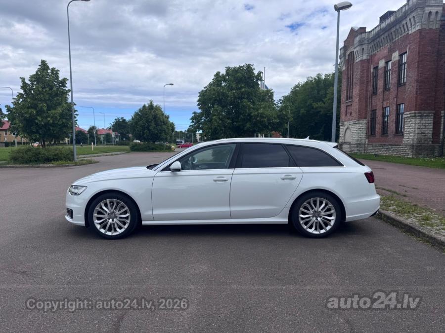 White Audi A6 2015 in Tallinn, with an engine capacity of 3.00 L and mileage of 281 thousand km for 15900 €, photo 5 on AUTOMOTO.COM.LV