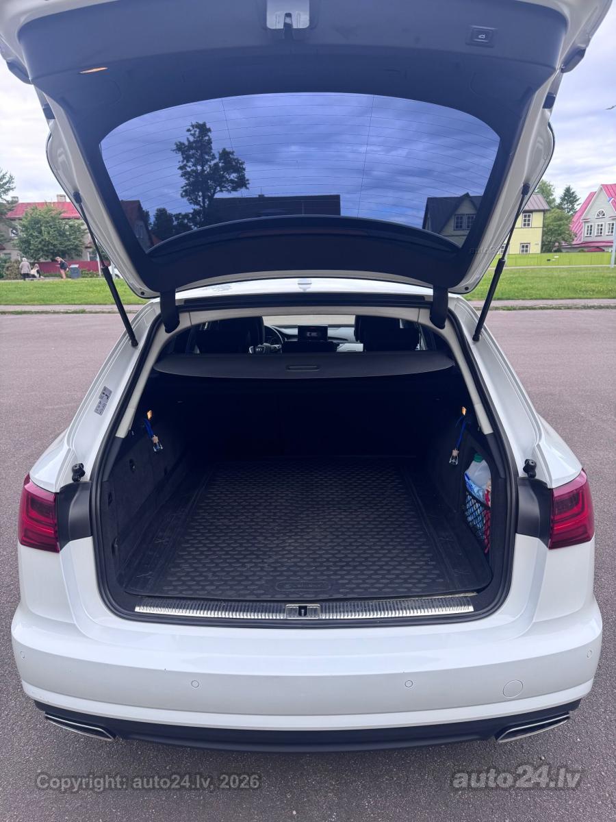 White Audi A6 2015 in Tallinn, with an engine capacity of 3.00 L and mileage of 281 thousand km for 15900 €, photo 8 on AUTOMOTO.COM.LV