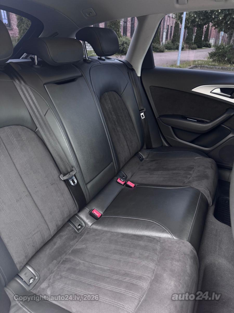 White Audi A6 2015 in Tallinn, with an engine capacity of 3.00 L and mileage of 281 thousand km for 15900 €, photo 11 on AUTOMOTO.COM.LV