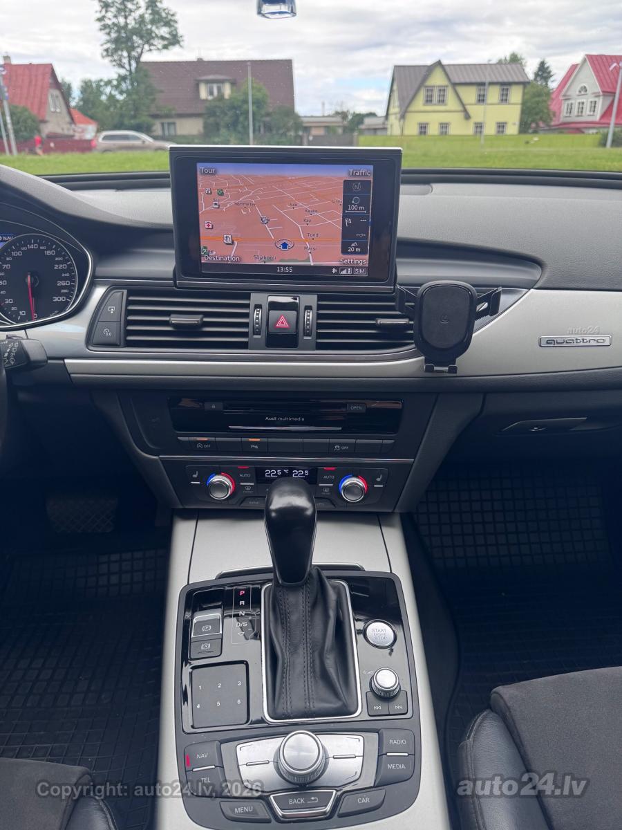 White Audi A6 2015 in Tallinn, with an engine capacity of 3.00 L and mileage of 281 thousand km for 15900 €, photo 15 on AUTOMOTO.COM.LV