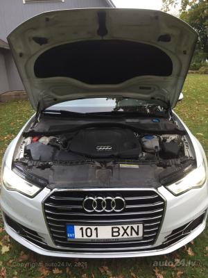 White Audi A6 2015 in Tallinn, with an engine capacity of 3.00 L and mileage of 281 thousand km for 15900 €, photo 17 on AUTOMOTO.COM.LV