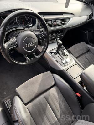 White Audi A6 2015 in Liepaja, with an engine capacity of 3.00 L and mileage of 251 thousand km for 14500 €, photo 5 on AUTOMOTO.COM.LV