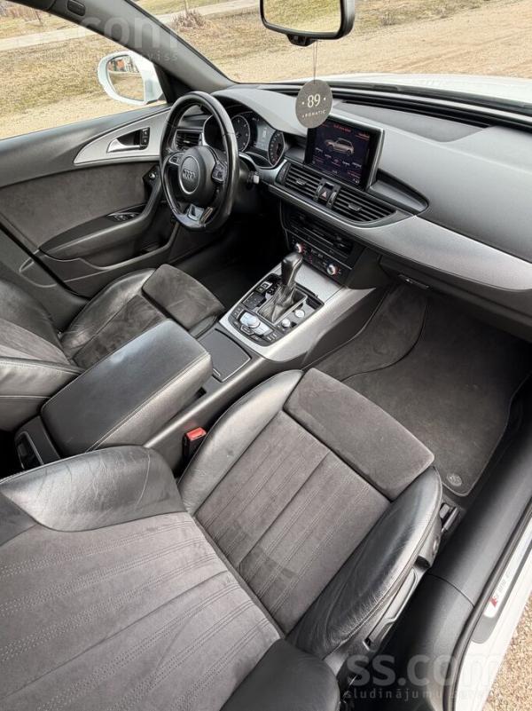 Balts Audi A6 2015 Liepāja, ar dzinēja tilpumu 3.00 L un nobraukumu 251 tūkst. km par 14500 €, foto 5 vietnē AUTOMOTO.COM.LV