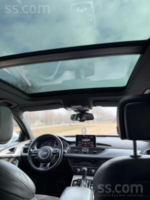 White Audi A6 2015 in Liepaja, with an engine capacity of 3.00 L and mileage of 251 thousand km for 14500 €, photo 7 on AUTOMOTO.COM.LV