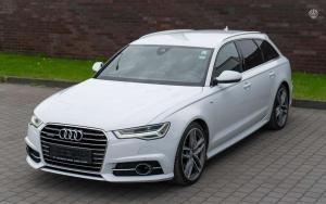 White Audi A6 2015 in Vilnius, with an engine capacity of 2.97 L and mileage of 200 thousand km for 18500 €, photo 3 on AUTOMOTO.COM.LV
