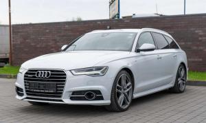 White Audi A6 2015 in Vilnius, with an engine capacity of 2.97 L and mileage of 200 thousand km for 18500 €, photo 4 on AUTOMOTO.COM.LV