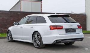 White Audi A6 2015 in Vilnius, with an engine capacity of 2.97 L and mileage of 200 thousand km for 18500 €, photo 9 on AUTOMOTO.COM.LV