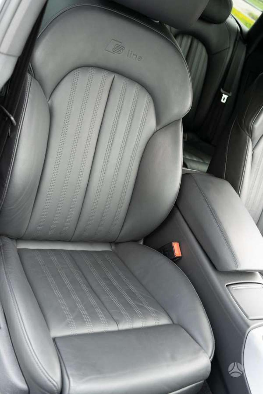 White Audi A6 2015 in Vilnius, with an engine capacity of 2.97 L and mileage of 200 thousand km for 18500 €, photo 22 on AUTOMOTO.COM.LV
