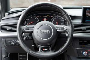 White Audi A6 2015 in Vilnius, with an engine capacity of 2.97 L and mileage of 200 thousand km for 18500 €, photo 30 on AUTOMOTO.COM.LV