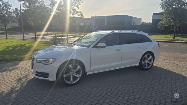 White Audi A6 2015 in Vilnius, with an engine capacity of 2.97 L and mileage of 335 thousand km for 11800 €, photo 5 on AUTOMOTO.COM.LV