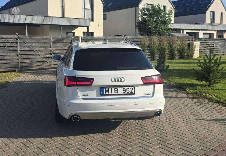 Balts Audi A6 2015 Viļņa, ar dzinēja tilpumu 2.97 L un nobraukumu 335 tūkst. km par 11800 €, foto 6 vietnē AUTOMOTO.COM.LV