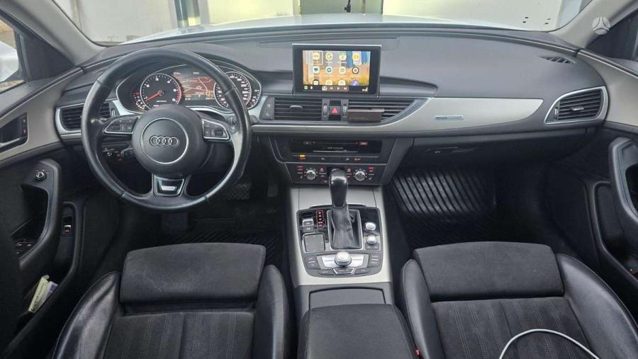 Balts Audi A6 2015 Viļņa, ar dzinēja tilpumu 2.97 L un nobraukumu 335 tūkst. km par 11800 €, foto 9 vietnē AUTOMOTO.COM.LV