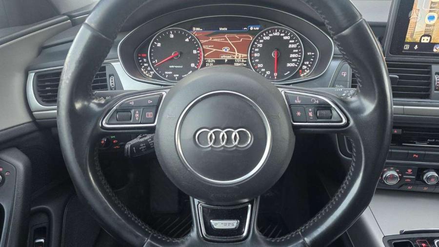 Balts Audi A6 2015 Viļņa, ar dzinēja tilpumu 2.97 L un nobraukumu 335 tūkst. km par 11800 €, foto 10 vietnē AUTOMOTO.COM.LV