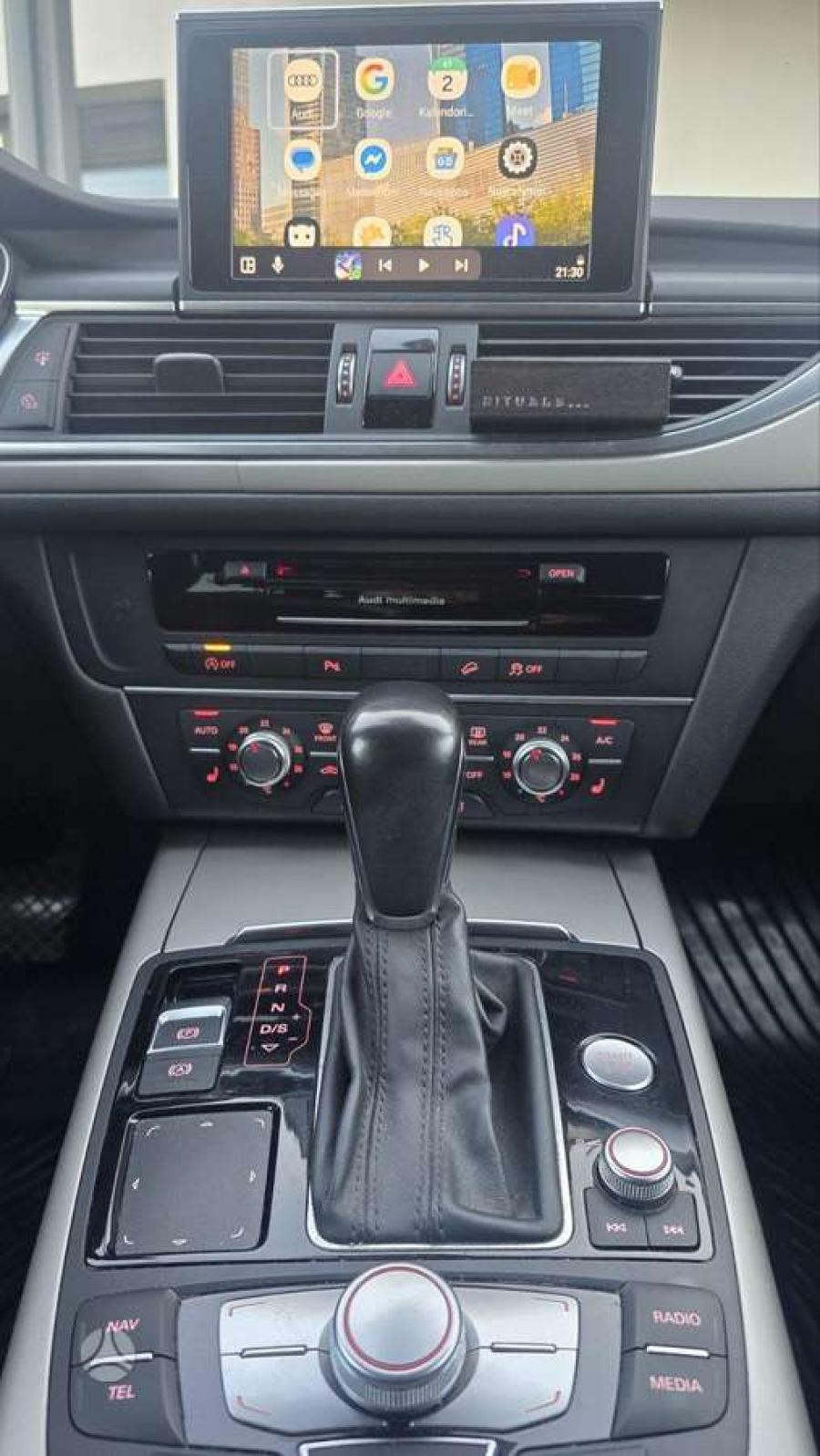 Balts Audi A6 2015 Viļņa, ar dzinēja tilpumu 2.97 L un nobraukumu 335 tūkst. km par 11800 €, foto 11 vietnē AUTOMOTO.COM.LV