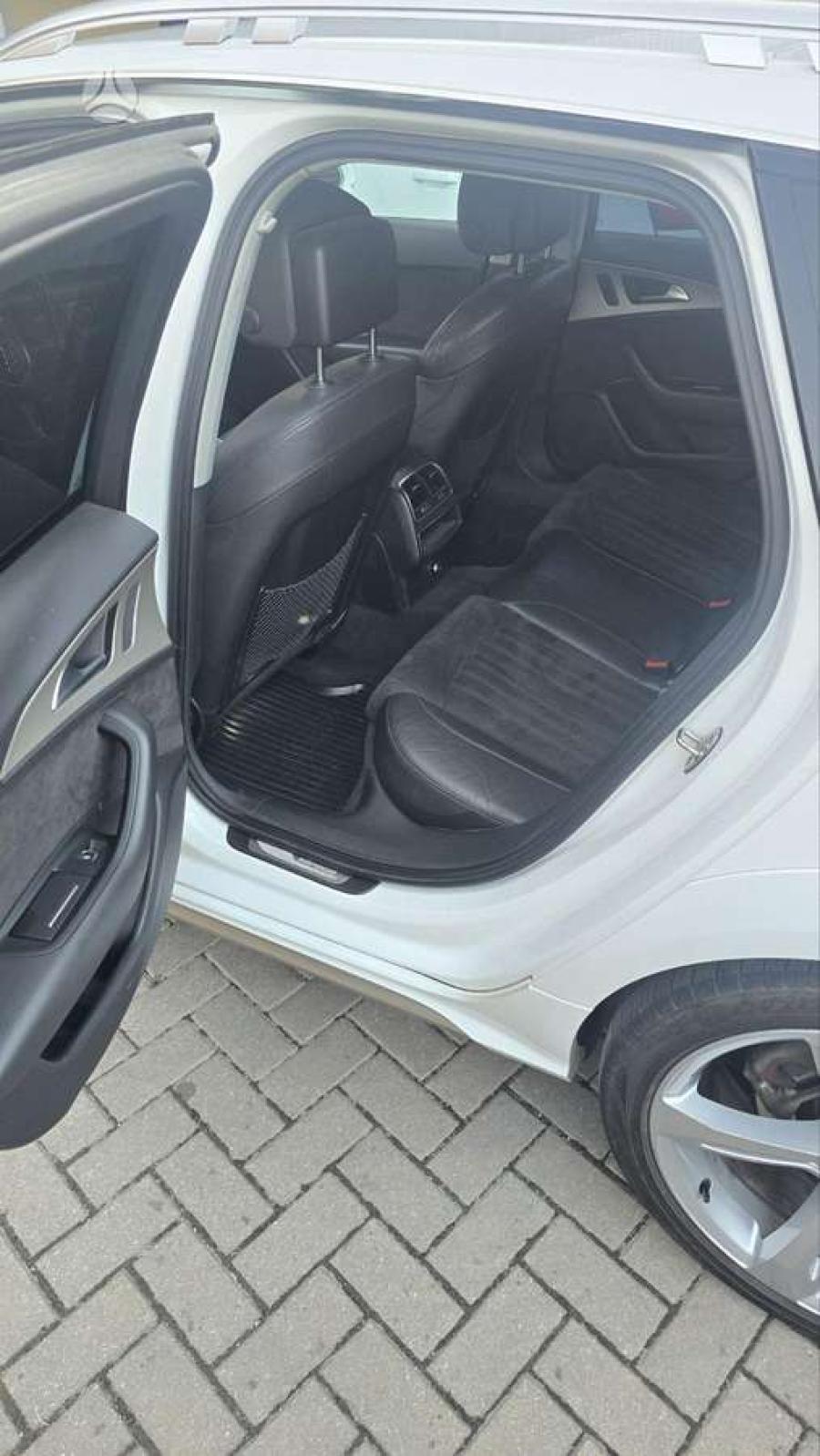 Balts Audi A6 2015 Viļņa, ar dzinēja tilpumu 2.97 L un nobraukumu 335 tūkst. km par 11800 €, foto 13 vietnē AUTOMOTO.COM.LV