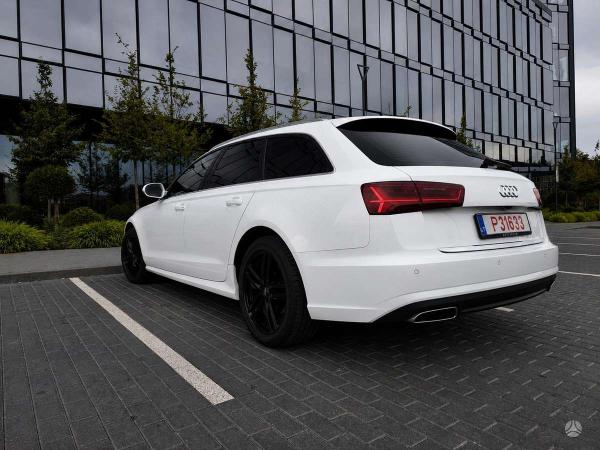 White Audi A6 2015 in Vilnius, with an engine capacity of 1.97 L and mileage of 240 thousand km for 12450 €, photo 5 on AUTOMOTO.COM.LV