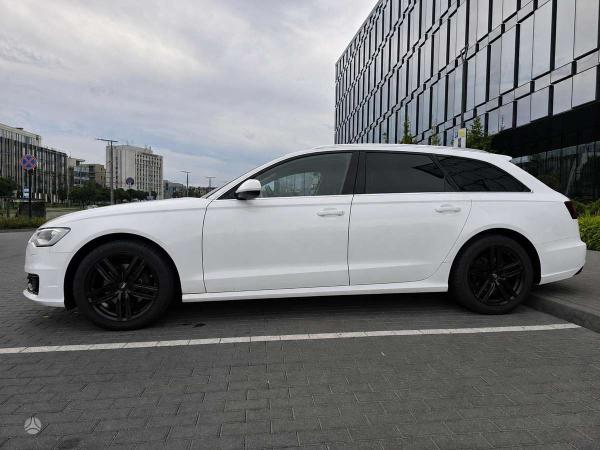 White Audi A6 2015 in Vilnius, with an engine capacity of 1.97 L and mileage of 240 thousand km for 12450 €, photo 8 on AUTOMOTO.COM.LV