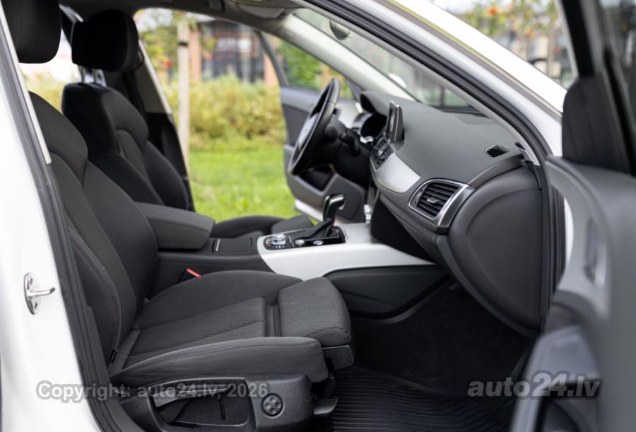 White Audi A6 2015 in Tallinn, with an engine capacity of 2.00 L and mileage of 260 thousand km for 10590 €, photo 8 on AUTOMOTO.COM.LV