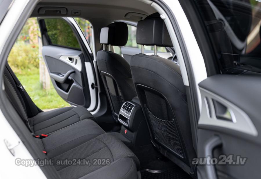 White Audi A6 2015 in Tallinn, with an engine capacity of 2.00 L and mileage of 260 thousand km for 10590 €, photo 16 on AUTOMOTO.COM.LV