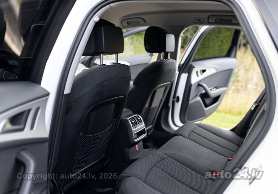 White Audi A6 2015 in Tallinn, with an engine capacity of 2.00 L and mileage of 260 thousand km for 10590 €, photo 17 on AUTOMOTO.COM.LV