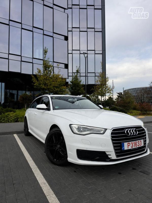 White Audi A6 2015 in Vilnius, with an engine capacity of 2.00 L and mileage of 240 thousand km for 10999 €, photo 4 on AUTOMOTO.COM.LV