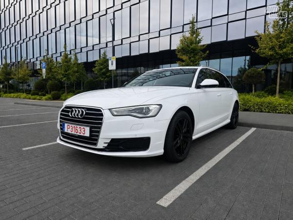 White Audi A6 2015 in Vilnius, with an engine capacity of 2.00 L and mileage of 240 thousand km for 10999 €, photo 6 on AUTOMOTO.COM.LV