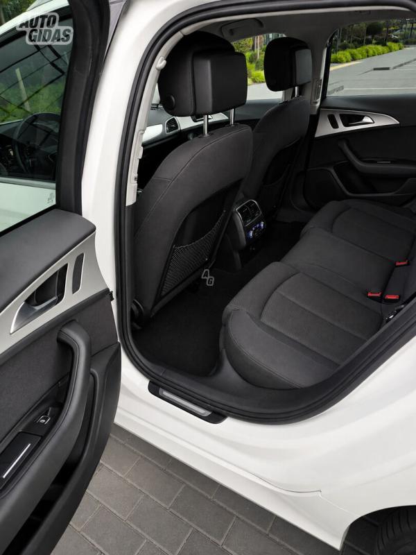 White Audi A6 2015 in Vilnius, with an engine capacity of 2.00 L and mileage of 240 thousand km for 10999 €, photo 11 on AUTOMOTO.COM.LV