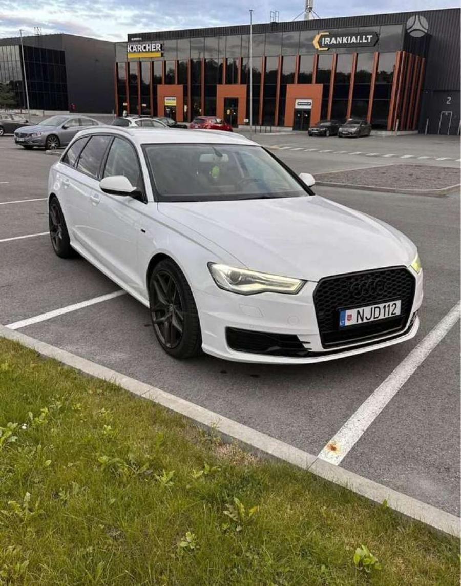 White Audi A6 2015 in Kaunas, with an engine capacity of 1.97 L and mileage of 395 thousand km for 7700 €, photo 4 on AUTOMOTO.COM.LV