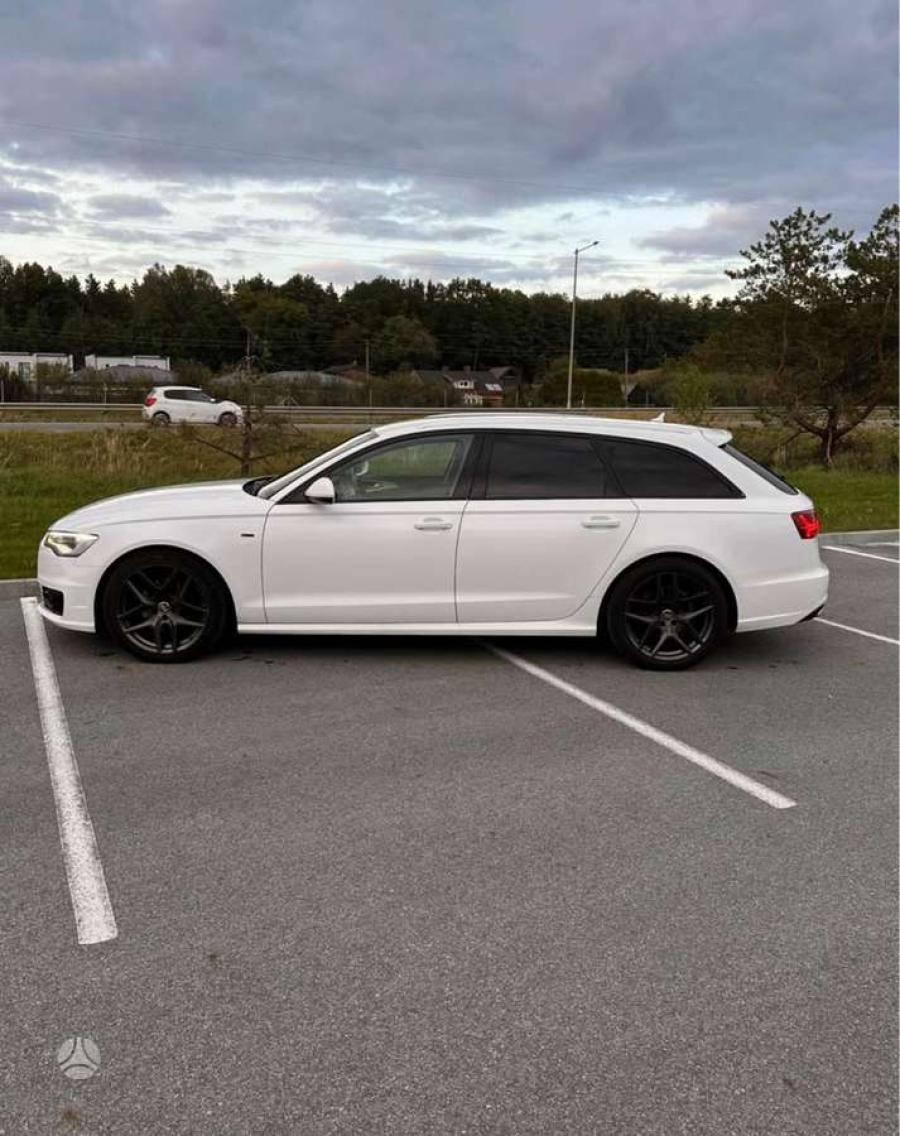 White Audi A6 2015 in Kaunas, with an engine capacity of 1.97 L and mileage of 395 thousand km for 7700 €, photo 6 on AUTOMOTO.COM.LV