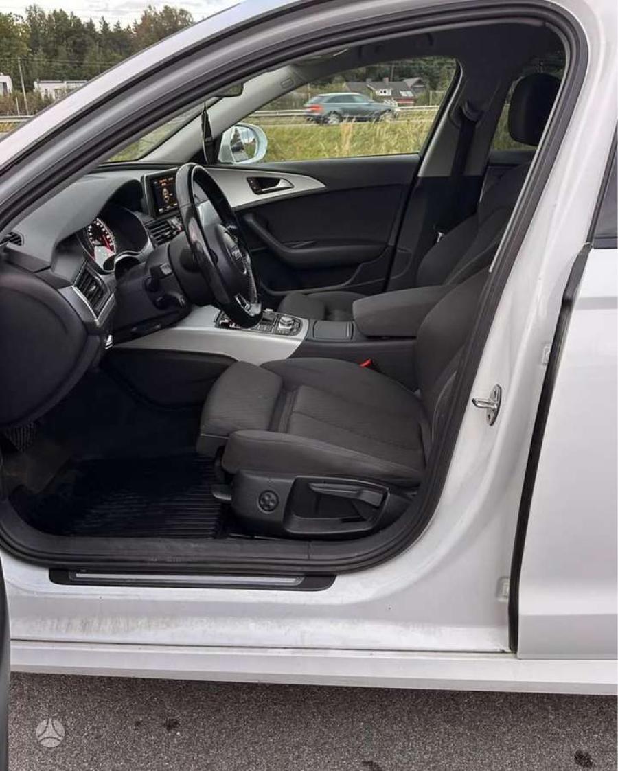 White Audi A6 2015 in Kaunas, with an engine capacity of 1.97 L and mileage of 395 thousand km for 7700 €, photo 7 on AUTOMOTO.COM.LV