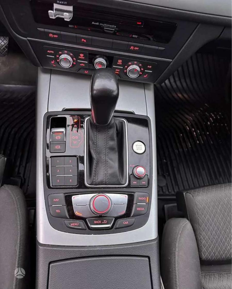 White Audi A6 2015 in Kaunas, with an engine capacity of 1.97 L and mileage of 395 thousand km for 7700 €, photo 10 on AUTOMOTO.COM.LV