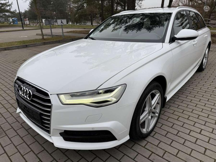 White Audi A6 2016 in Prienai, with an engine capacity of 1.97 L and mileage of 201 thousand km for 13950 €, photo 5 on AUTOMOTO.COM.LV