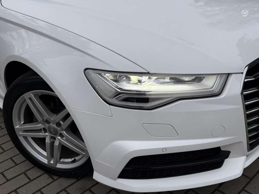 White Audi A6 2016 in Prienai, with an engine capacity of 1.97 L and mileage of 201 thousand km for 13950 €, photo 11 on AUTOMOTO.COM.LV