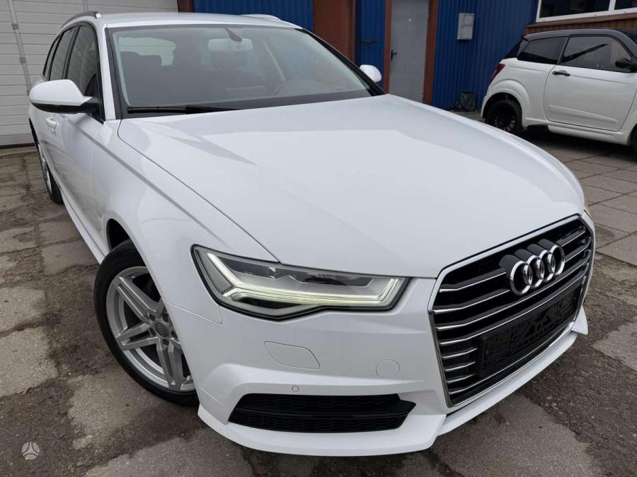 White Audi A6 2016 in Prienai, with an engine capacity of 1.97 L and mileage of 201 thousand km for 13850 €, photo 3 on AUTOMOTO.COM.LV