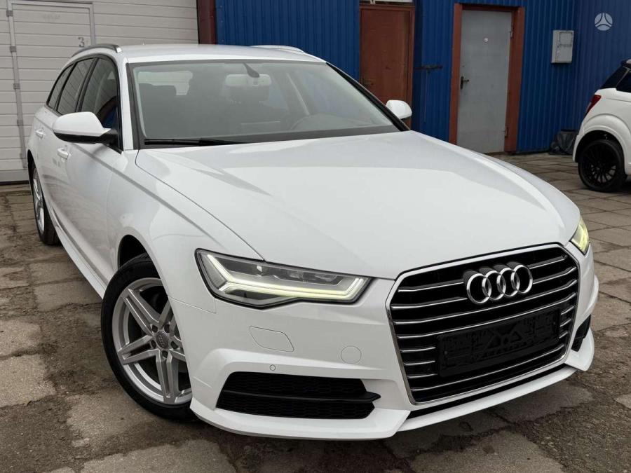 White Audi A6 2016 in Prienai, with an engine capacity of 1.97 L and mileage of 201 thousand km for 13850 €, photo 4 on AUTOMOTO.COM.LV